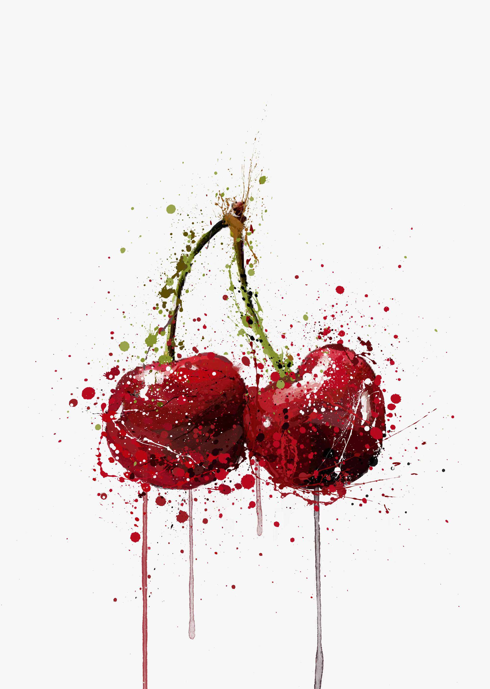 Cherry Fruit Wall Art Print – WE LOVE PRINTS