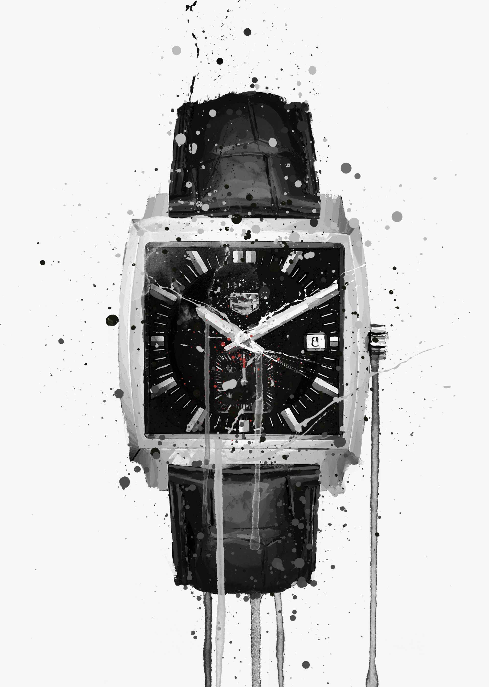 Wrist Watch Wall Art Print 'Smoke' – WE LOVE PRINTS