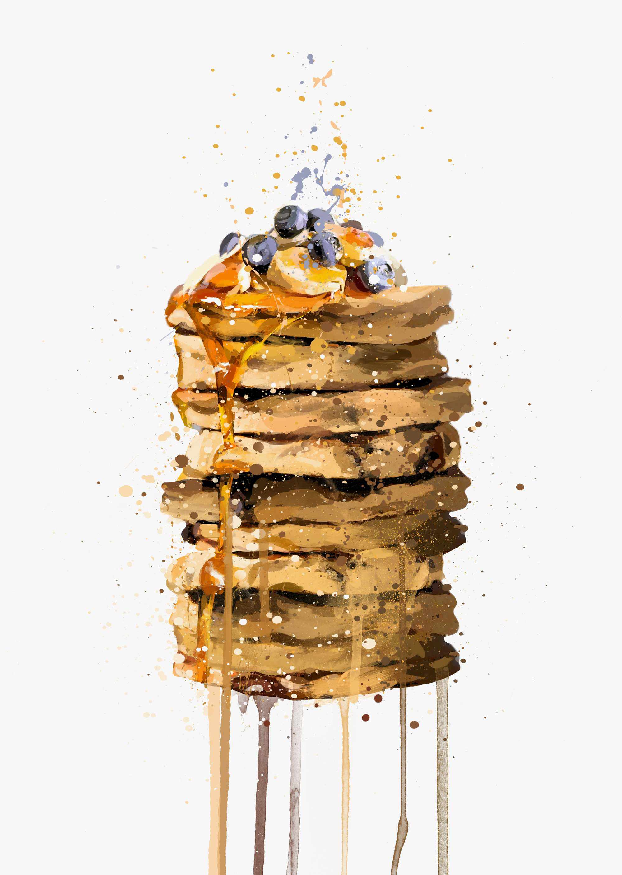 Pancake Wall Art Print – WE LOVE PRINTS