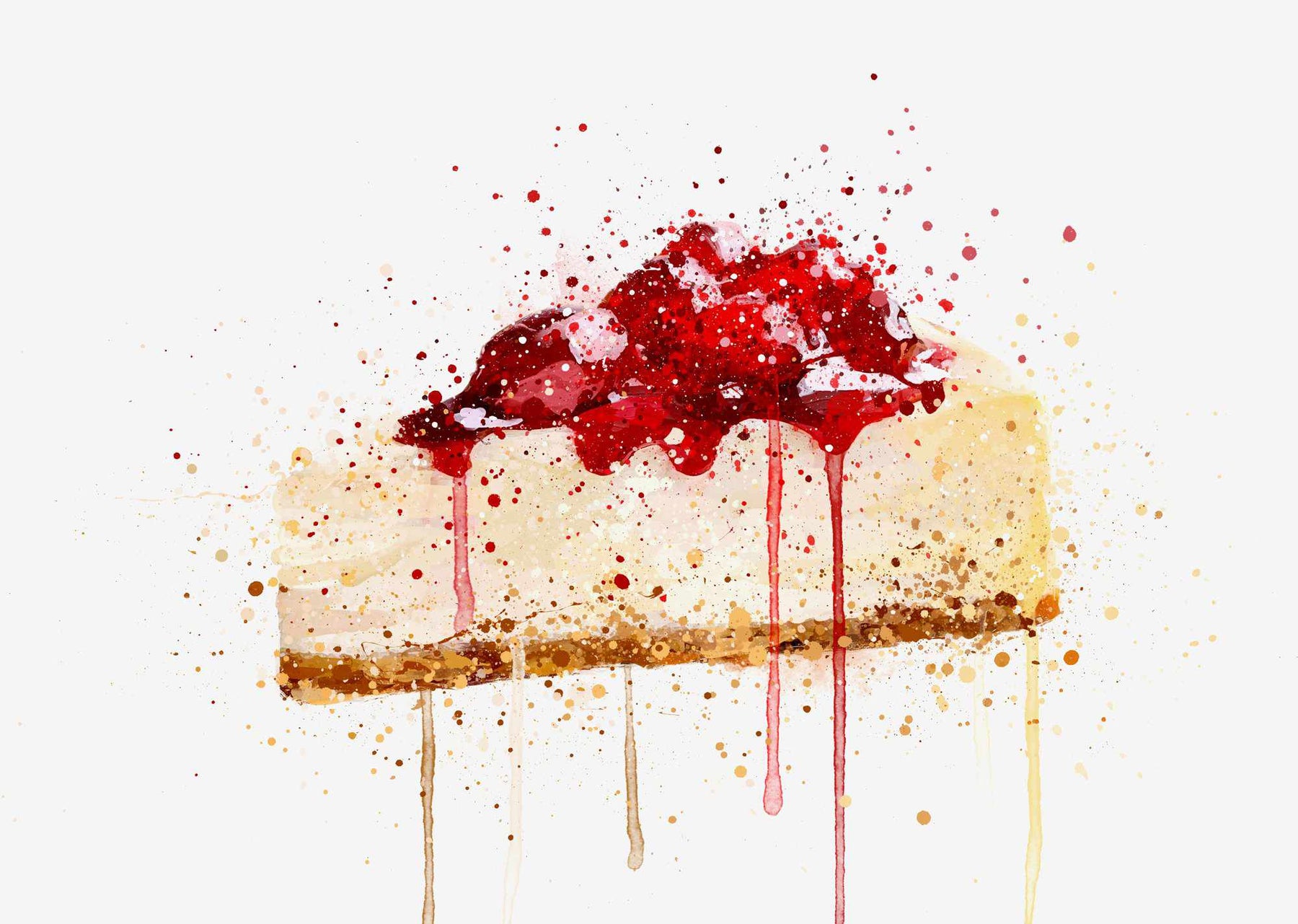New York Cheesecake Wall Art Print – WE LOVE PRINTS