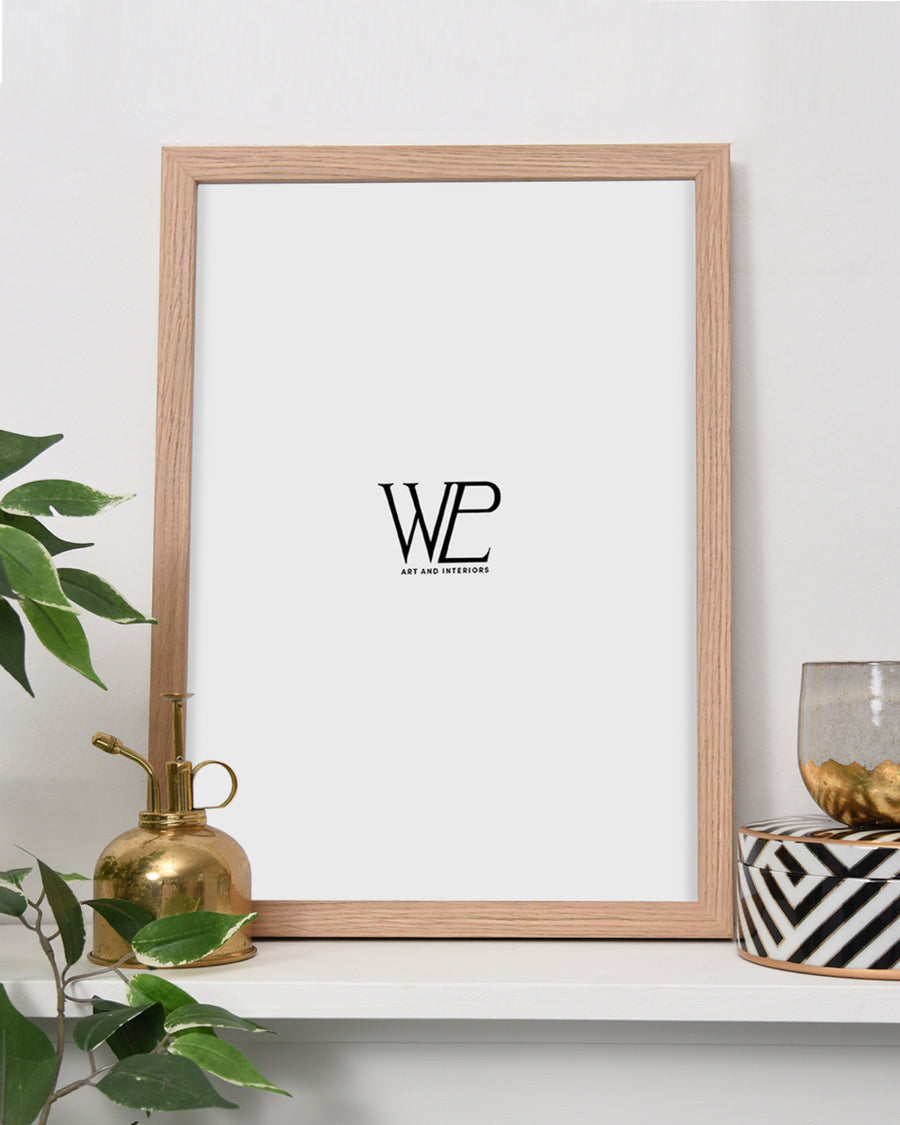 Premium Oak Picture Frame, A4 – WE LOVE PRINTS